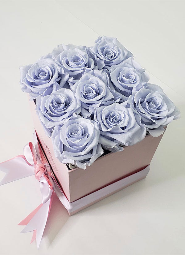 Small Eternal Square Box – Le Majestic Roses & Decor